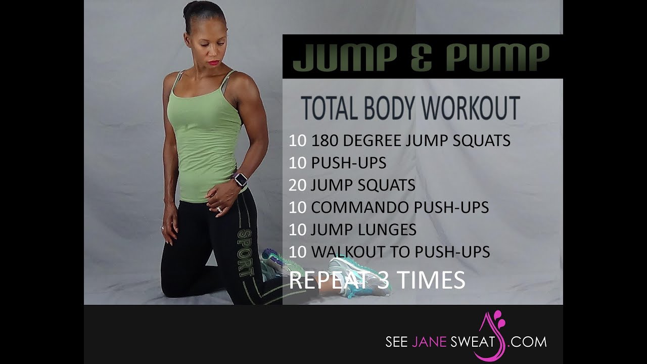 Jump & Pump Total Body Workout - YouTube