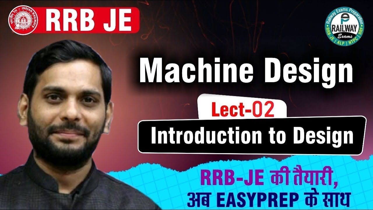 Machine Design | Lect-02 | Introduction to Design | Detailed Theory ...