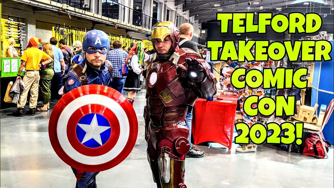 Telford Takeover Comic Con 2023 Vlog | Wales Comic Con 2023! - YouTube