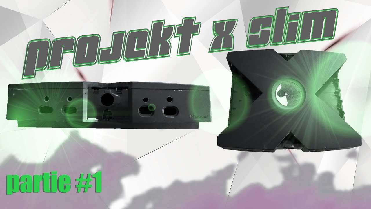 présentation du PROJEKT X SLIM (modding Xbox en version slim all ...