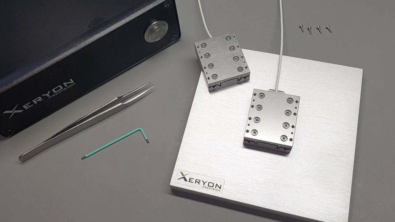 XY stage setup - YouTube