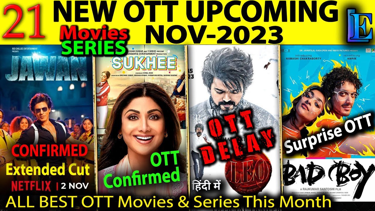 JAWAN Extended Cut Confirmed OTT NOV-2023 l New OTT Release Date Movies ...