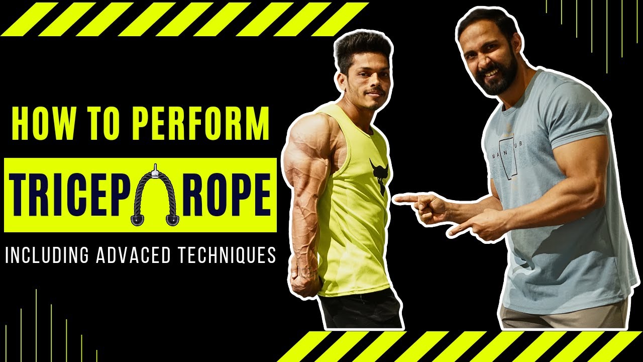How to perform triceps rope extensions including advanced techniques ...