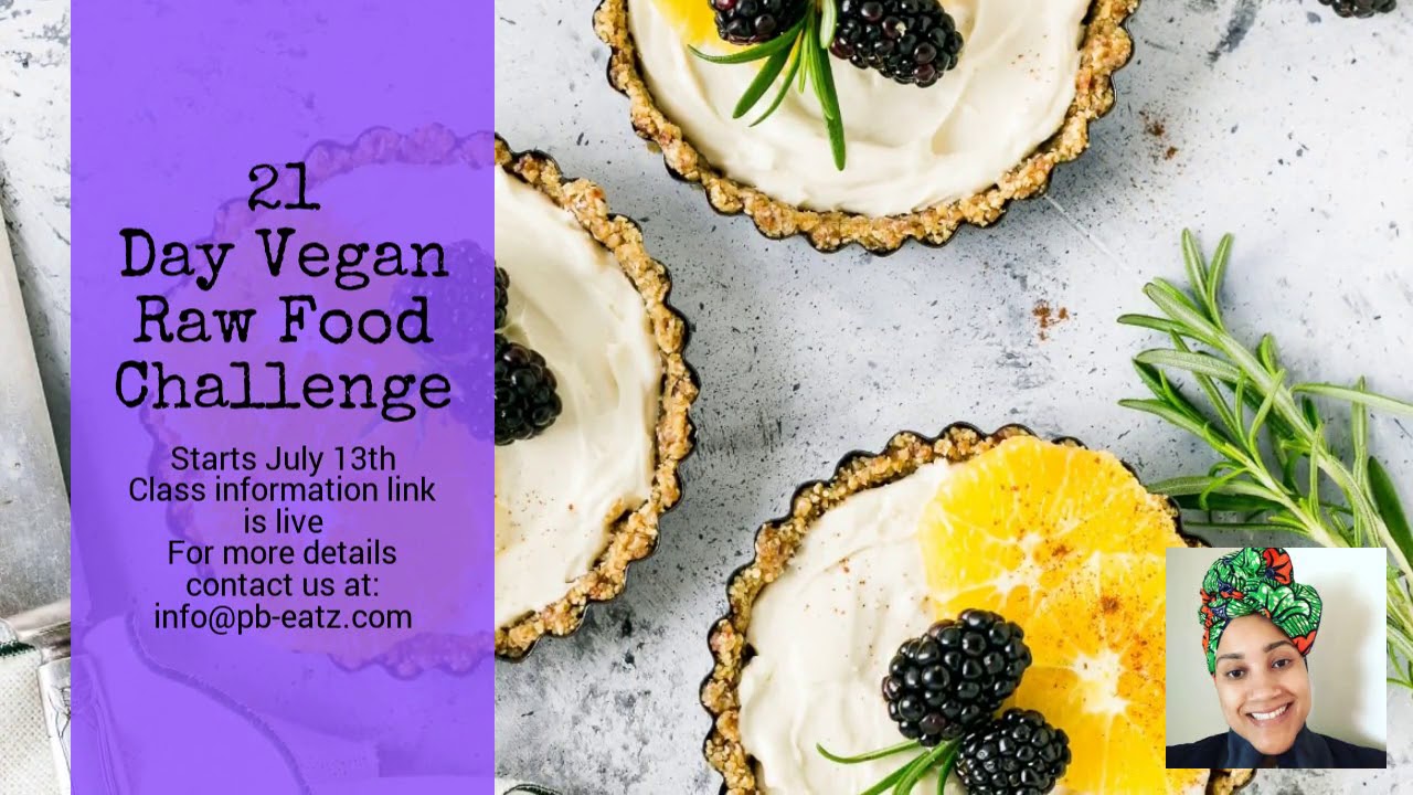 21 Day Vegan Raw Food Challenge - YouTube