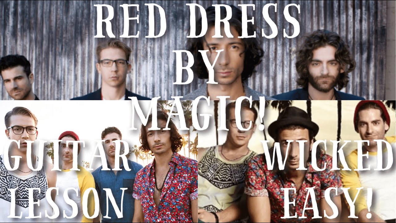 Red Dress by MAGIC! // Guitar Tutorial (Easy For Beginners!) - YouTube