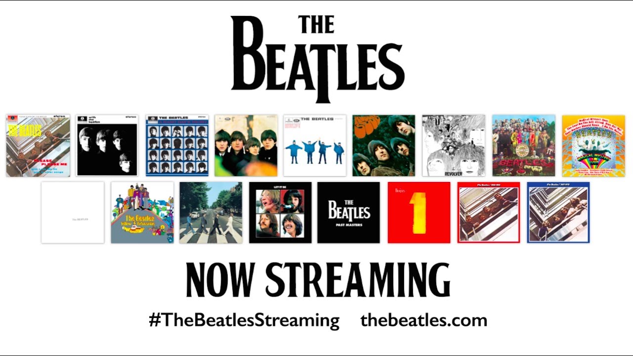 Stream The Beatles on Spotify, Apple Music, and More! - YouTube