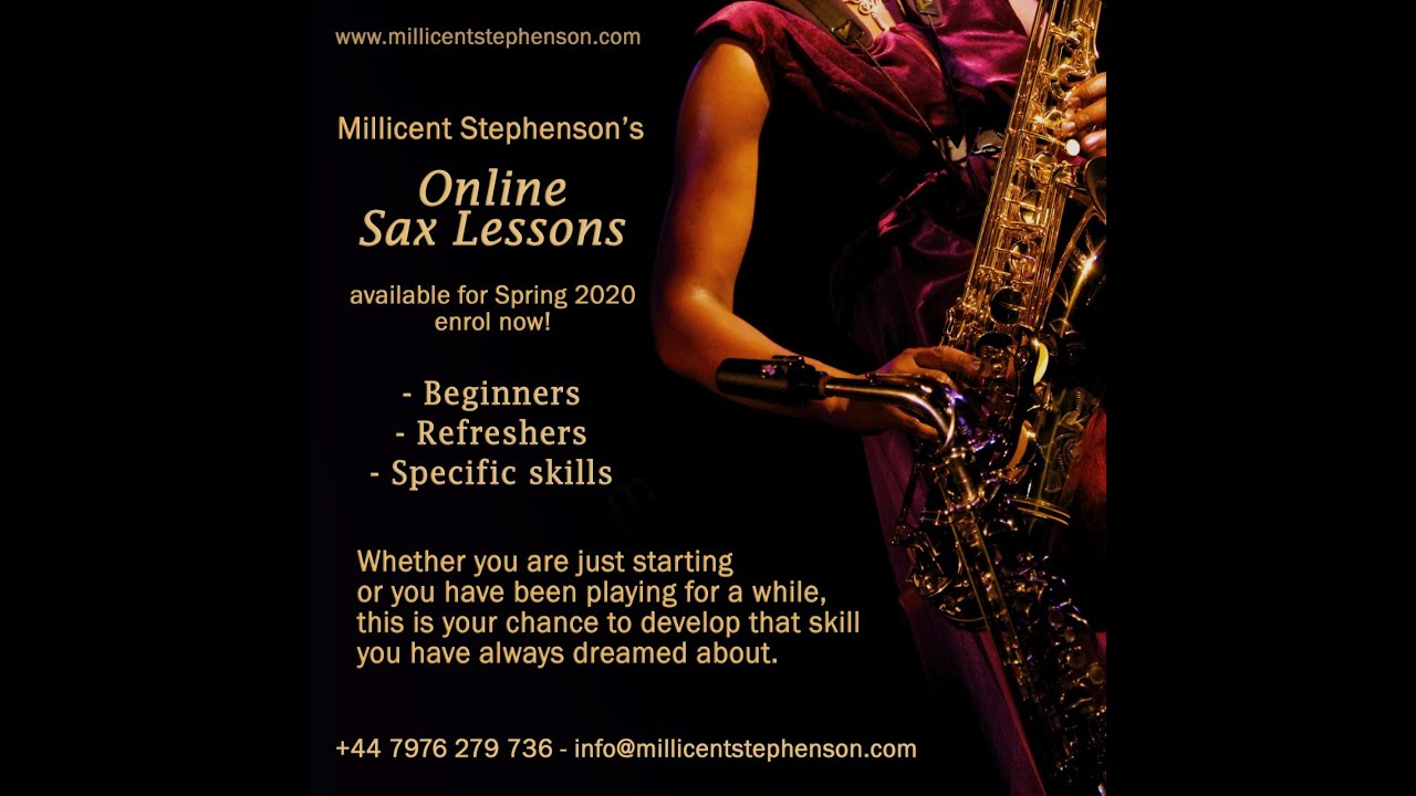 Book An Online Sax Lessons With Millicent Stephenson - YouTube