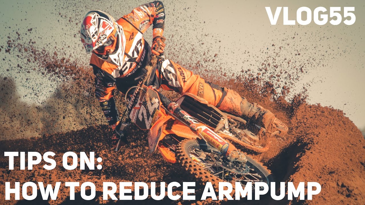How to reduce ARMPUMP when riding motocross - YouTube