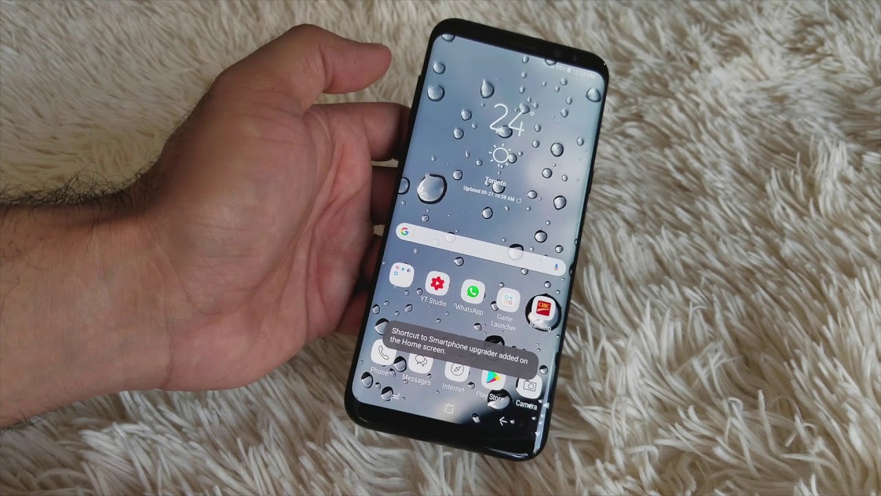 iPhone X & Essential Phone Top Notch on Samsung S8 Plus - YouTube