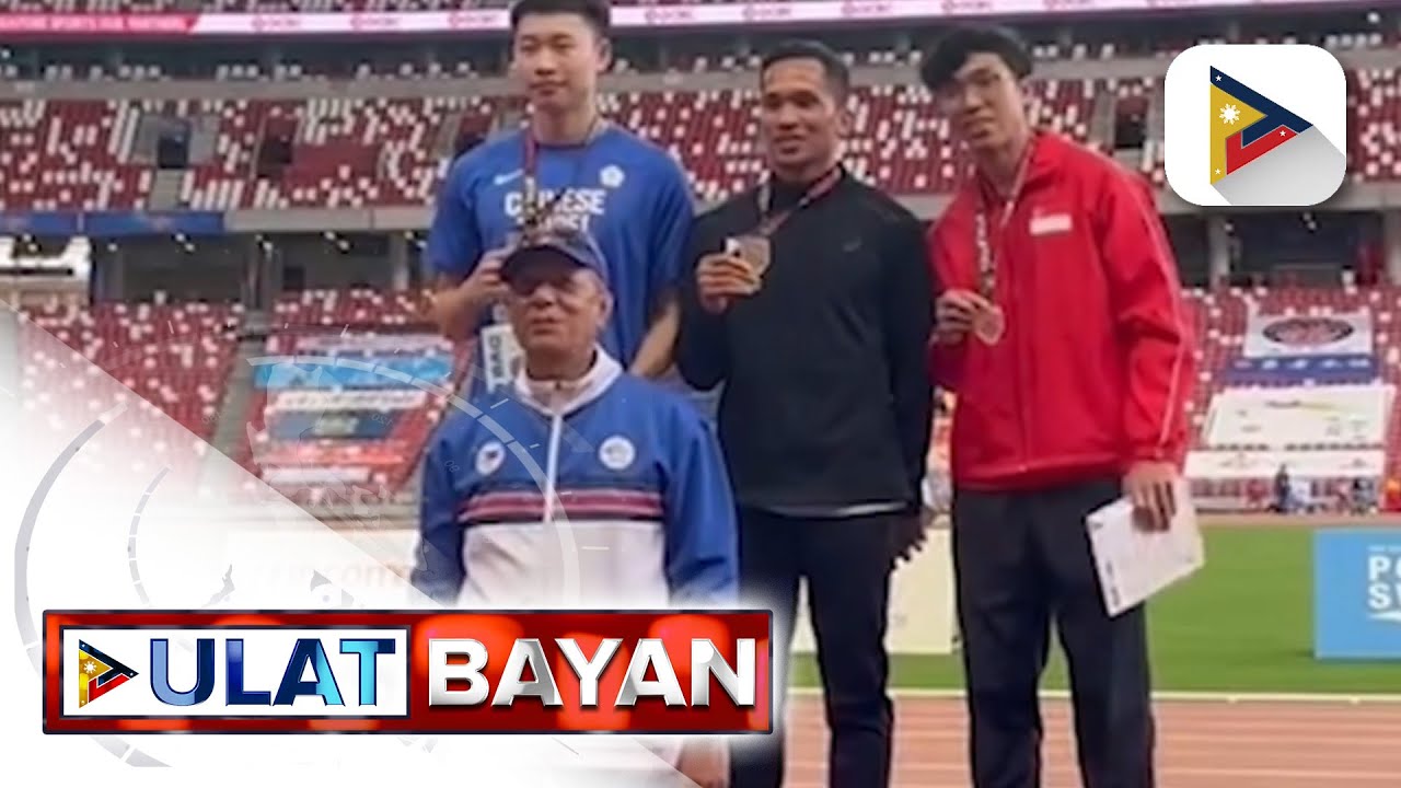 Janry Ubas, panalo ng ginto sa 2024 Singapore Open Track and Field ...