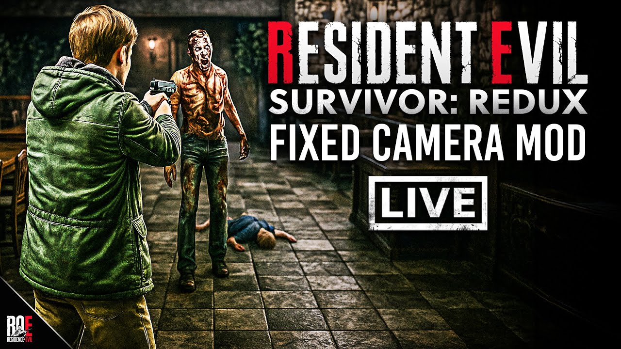 RESIDENT EVIL SURVIVOR: REDUX || FIXED CAMERA (MOD) | FULL GAMEPLAY ...