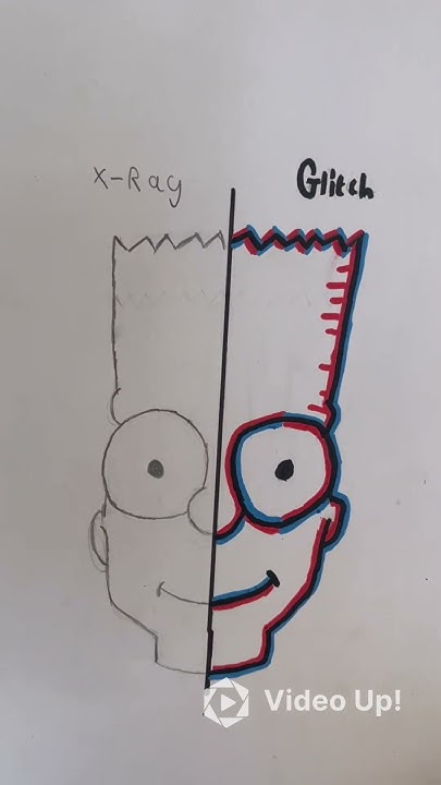Glitch Effect On Bart Simpson Youtube