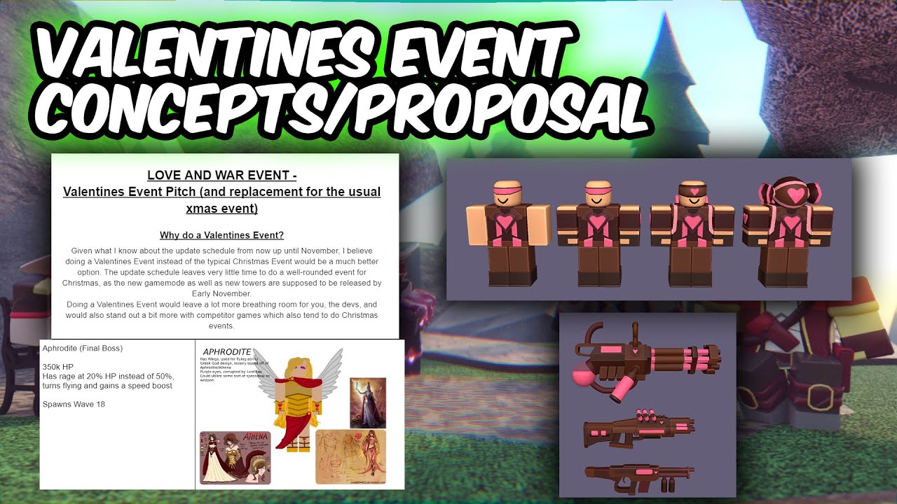 VALENTINES EVENT CONCEPT/PROPOSAL | Tower Defense Simulator | ROBLOX ...
