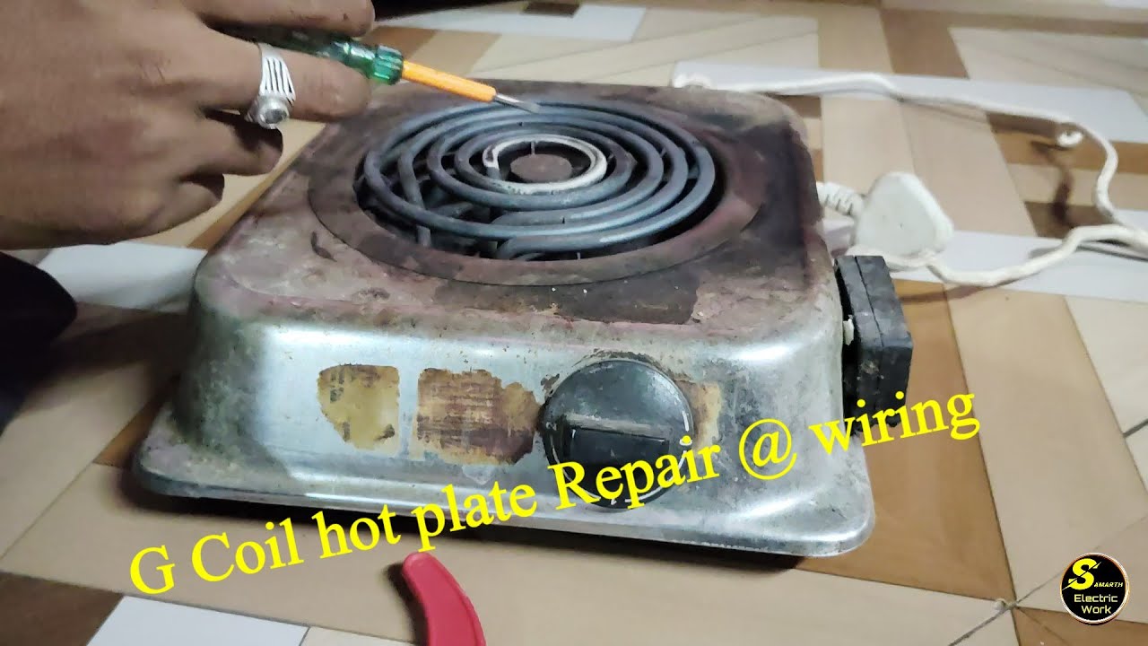G Coil Hot Plate Repair @Switch wairing #G coil hot plate wiring ...