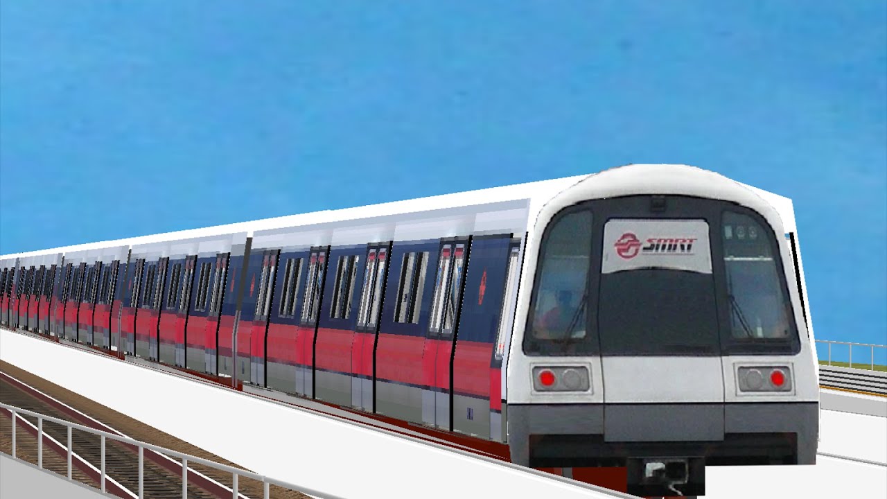 [國外鐵路-Singapore] openBVE SMRT C151 City Express Line (CE1 - CE10) - YouTube