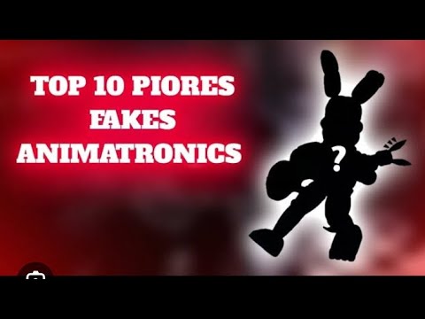 top 5 piores fakes Animatronics #fnaf - YouTube