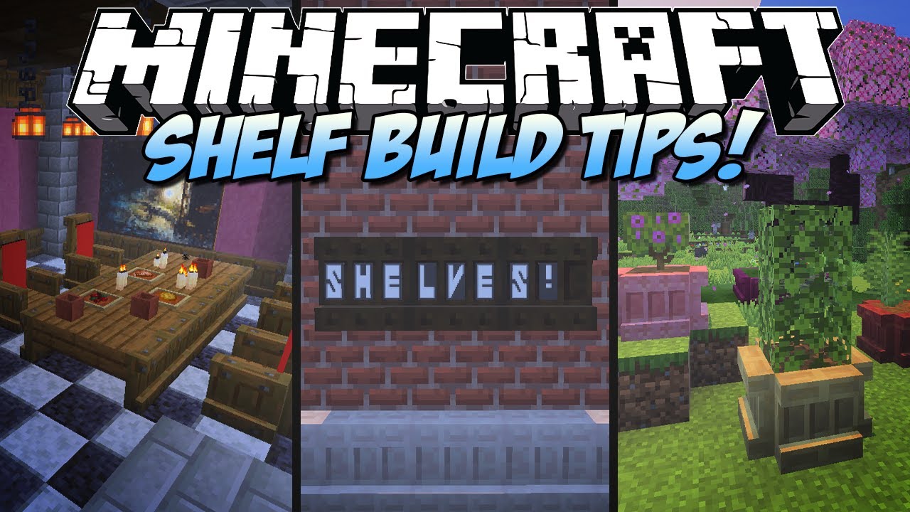 Build Tips & Tricks | SHELVES ARE REVOLUTIONARY! (Minecraft Drop 3 2025 ...