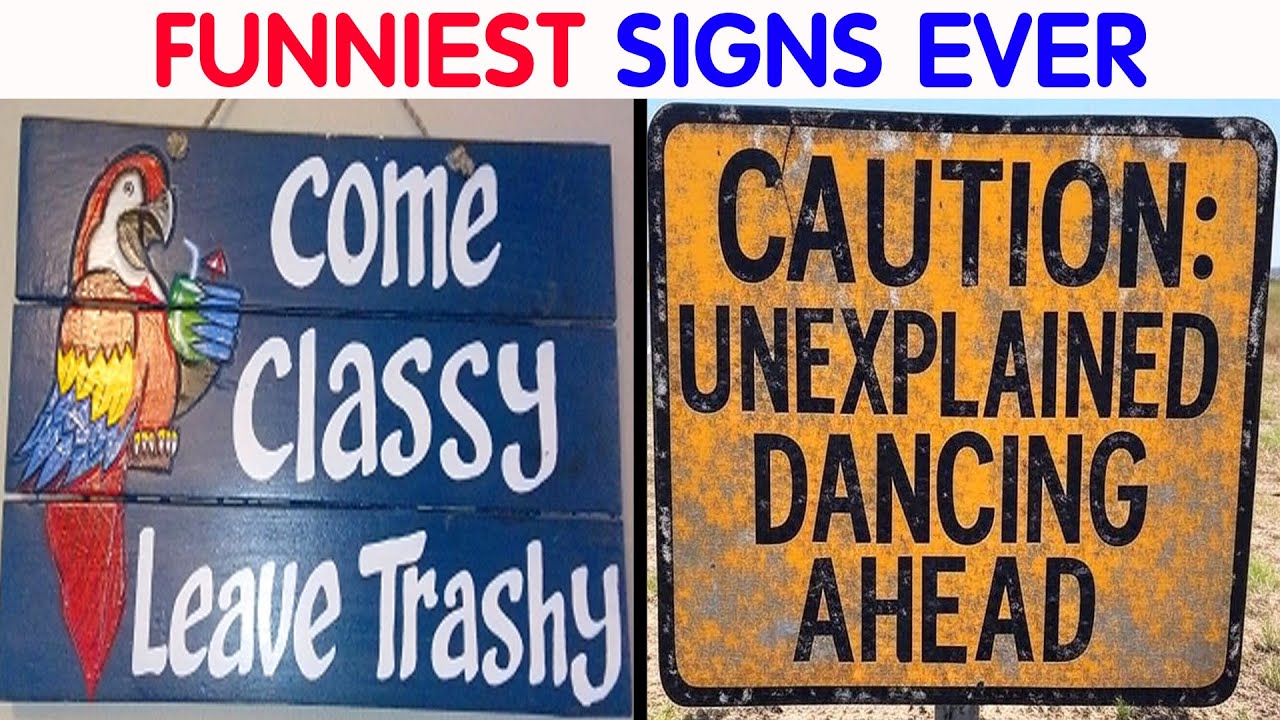 Absolutely Dumb Signs For Those In Need Of A Good Laugh || video ...