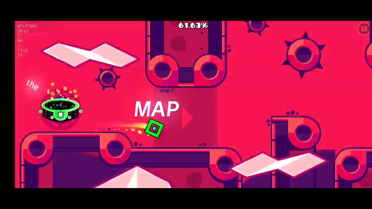 I forgot what the level was but it was my daily level:) (Geometry Dash ...