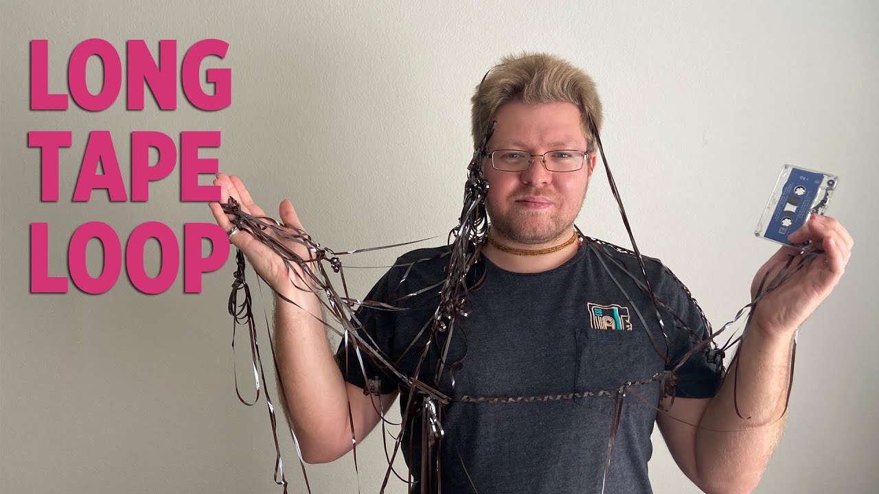How to make long tape loop from old cassette - YouTube
