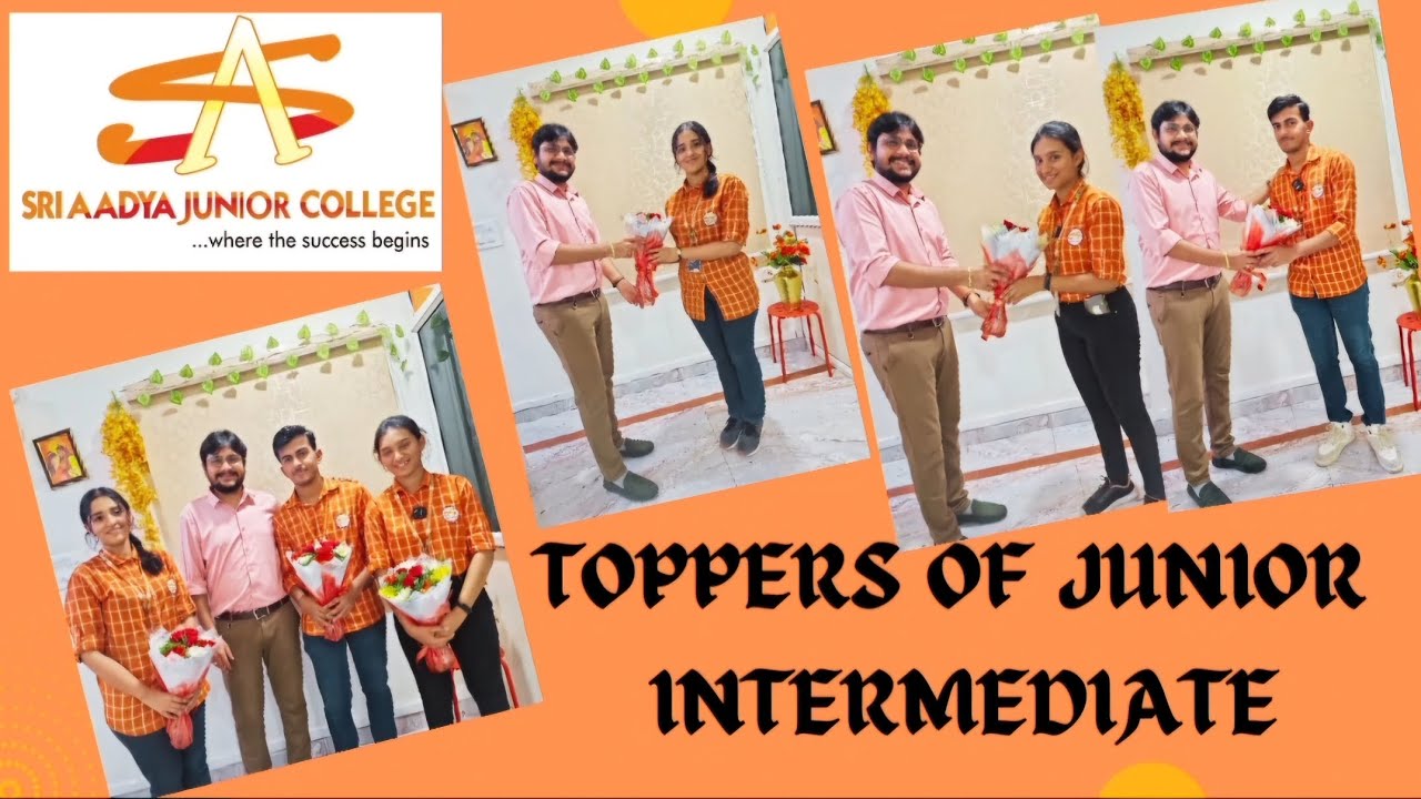 TOPPERS OF JUNIOR INTER 2024 - YouTube