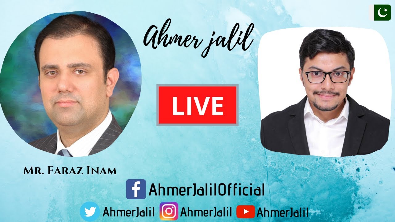 Ahmer Jalil|FB LIVE| In Conversation with Faraz Inam| 18 May 2020 - YouTube