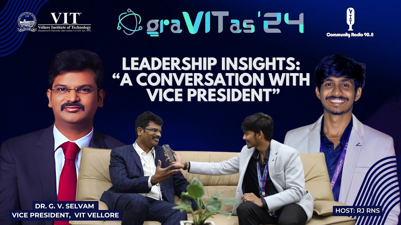 graVITas' exclusive: Interview with the Dr. G.V. Selvam #gravitas # ...