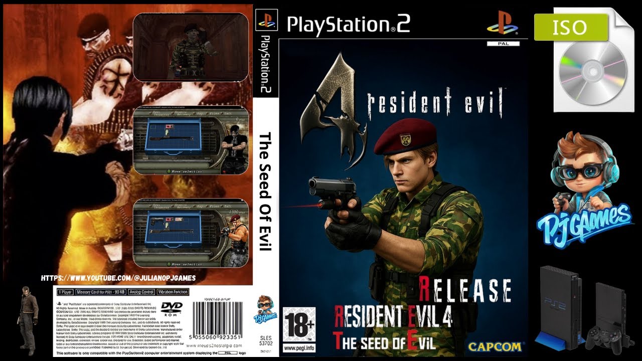 Resident Evil 4 The Seed Of Evil (PS2/ISO) - YouTube