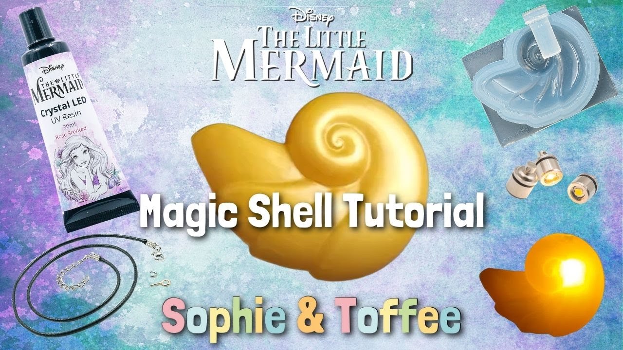 Disney's The Little Mermaid DIY Magic Shell Resin Tutorial - YouTube