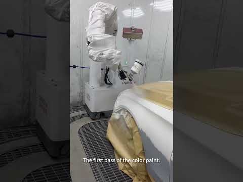 PaintGo PG-90E Mercedes Benz 4S Store Painting Tour - YouTube