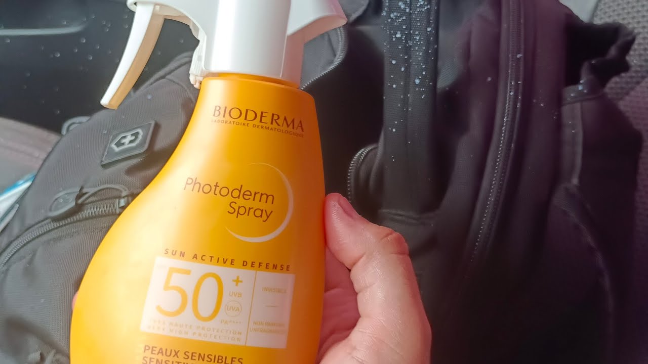 como aplicar el protector solar en spray - YouTube