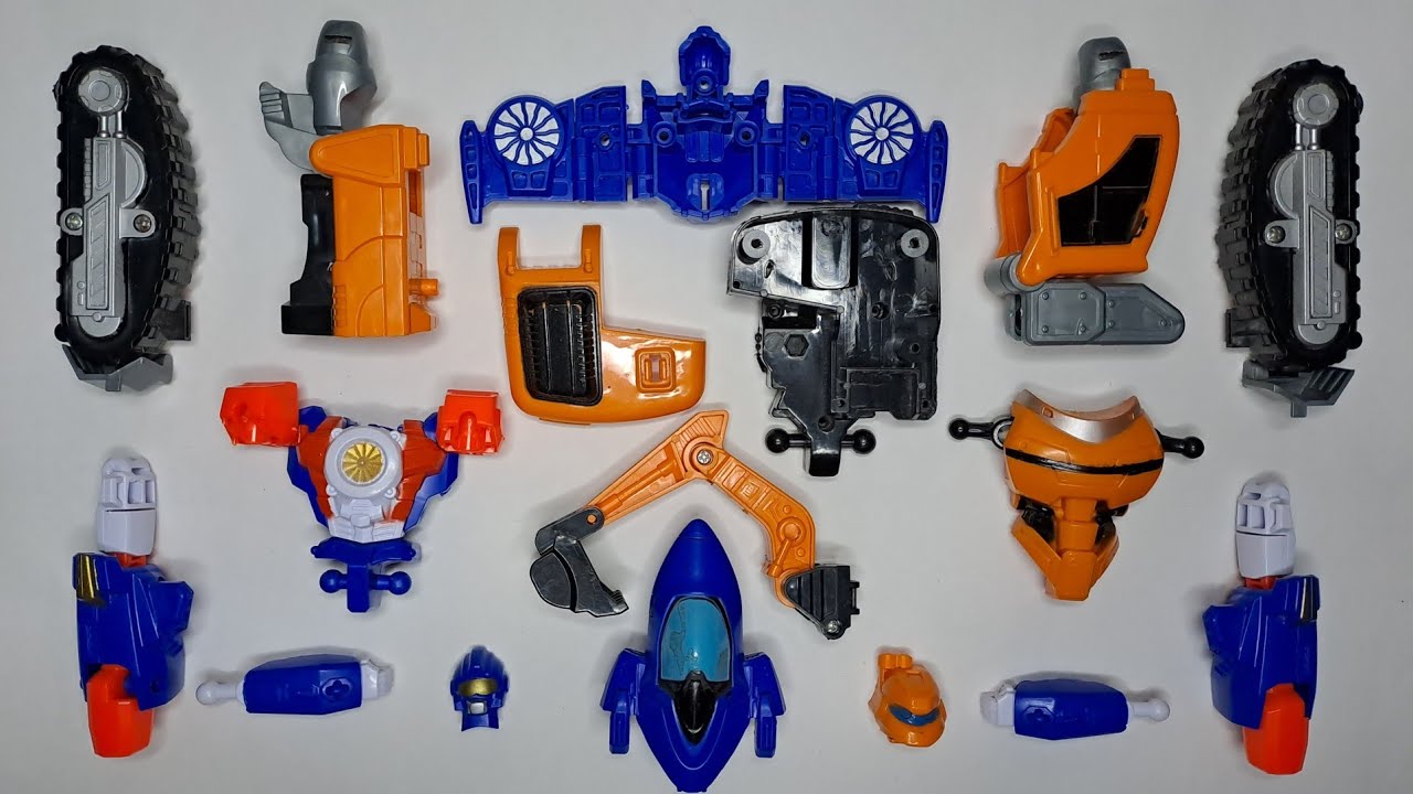 Merakit Mainan Action Figure Tobot Mach W, Excavator Robot - YouTube