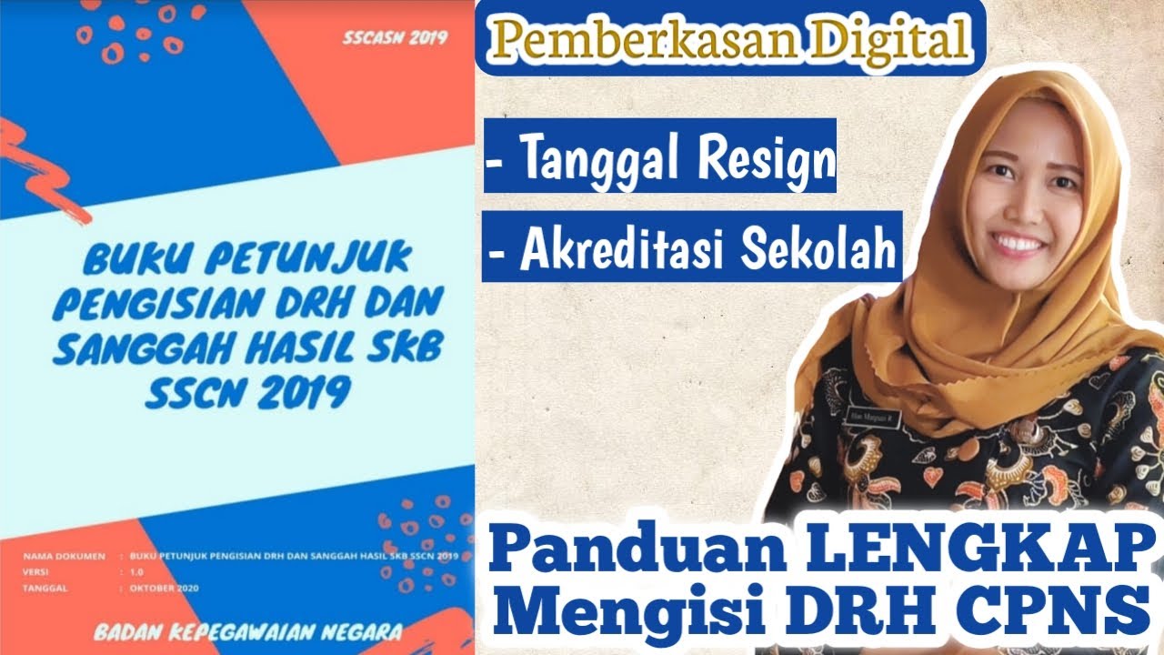 Panduan Lengkap Cara Mengisi DRH CPNS || Ivone Margiati - YouTube