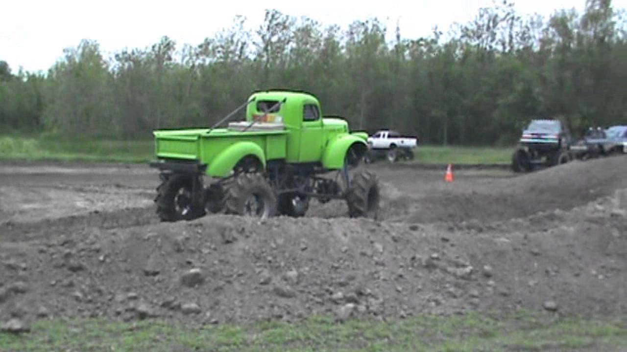 Mega Mud Truck Races Back Yard Mud Bog 2 - YouTube