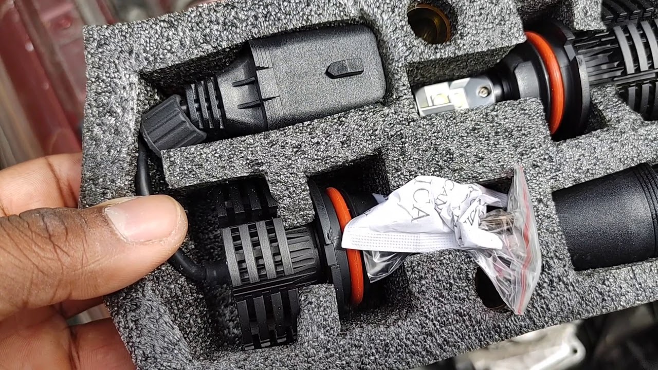 Installing LED headlights B3 passat - YouTube