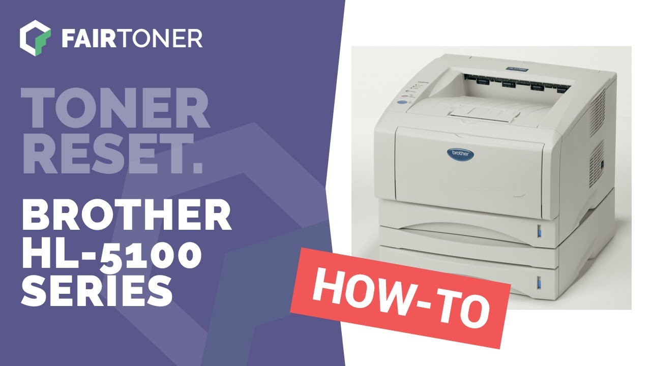 Anleitung: Brother HL 5100 Series Toner Reset 🛠 - YouTube
