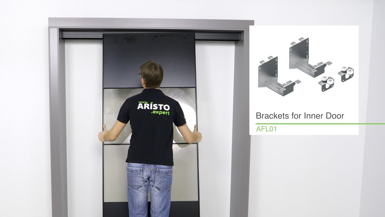 WAVE system: Door installation in the doorway with a hidden top track ...