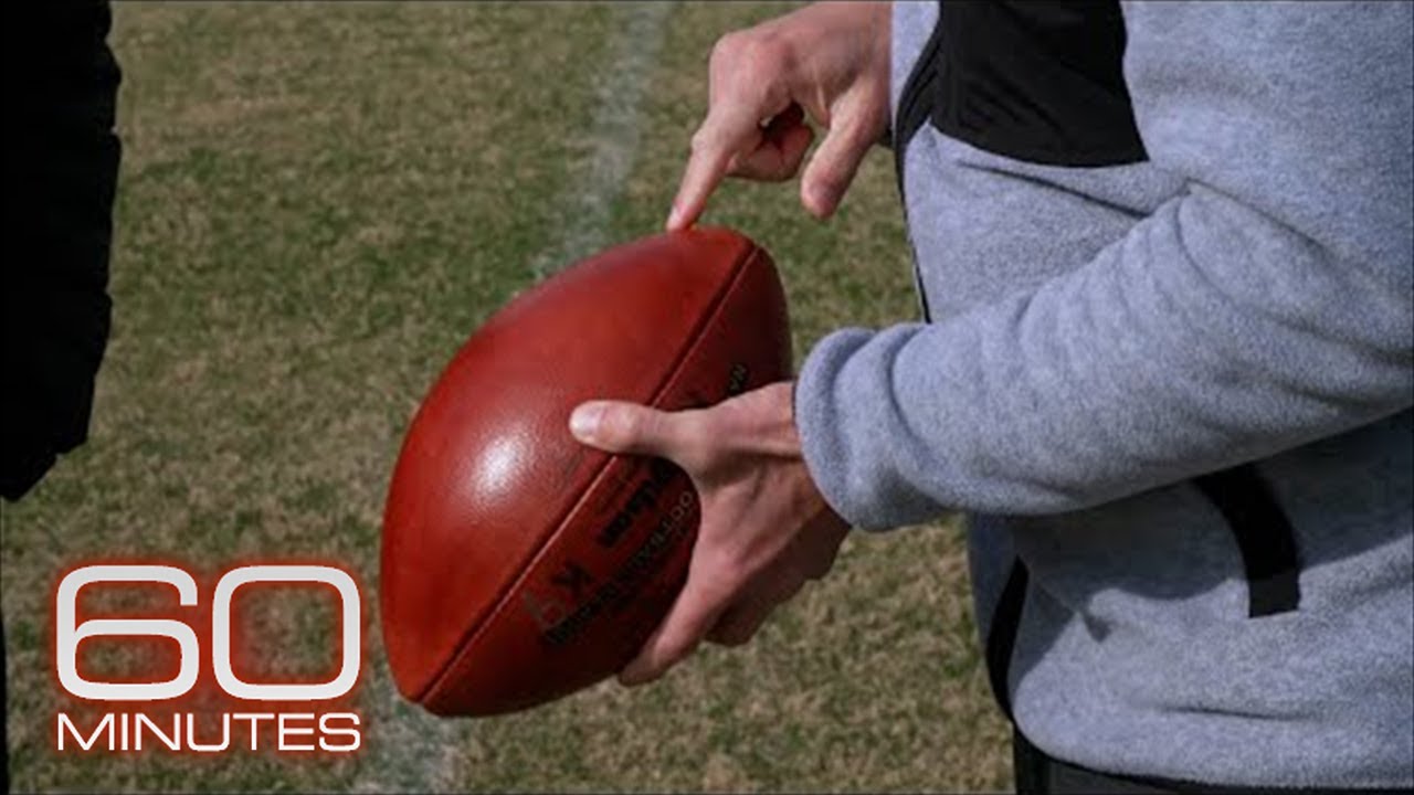 An NFL kicker's unique ball and shoes - YouTube