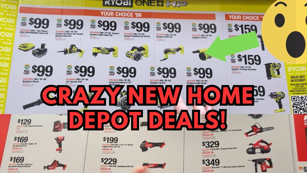 Home Depot Holiday TOOL DEALS THAT STARTED EARLY WITH NEW TOOLS ...