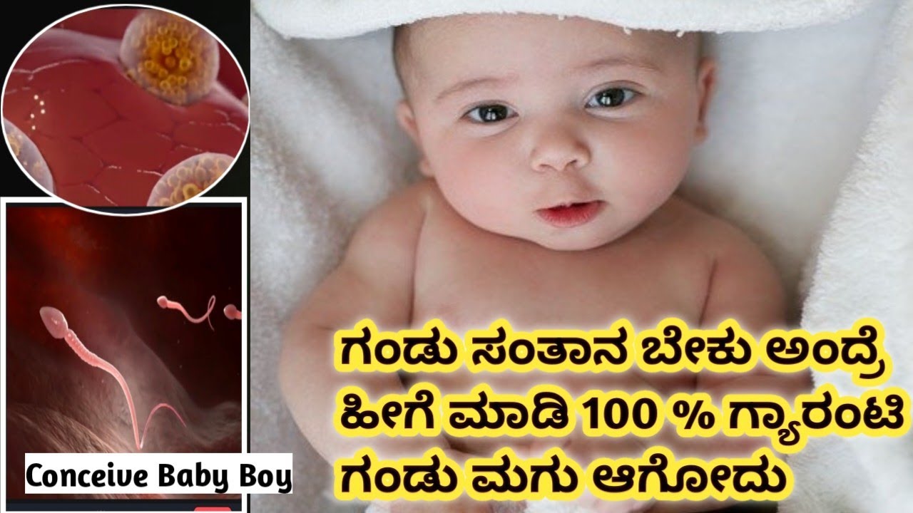Get Baby Boy Naturally |How To Concive Baby Boy | Pregnancy ಗಂಡು ಮಗು ...