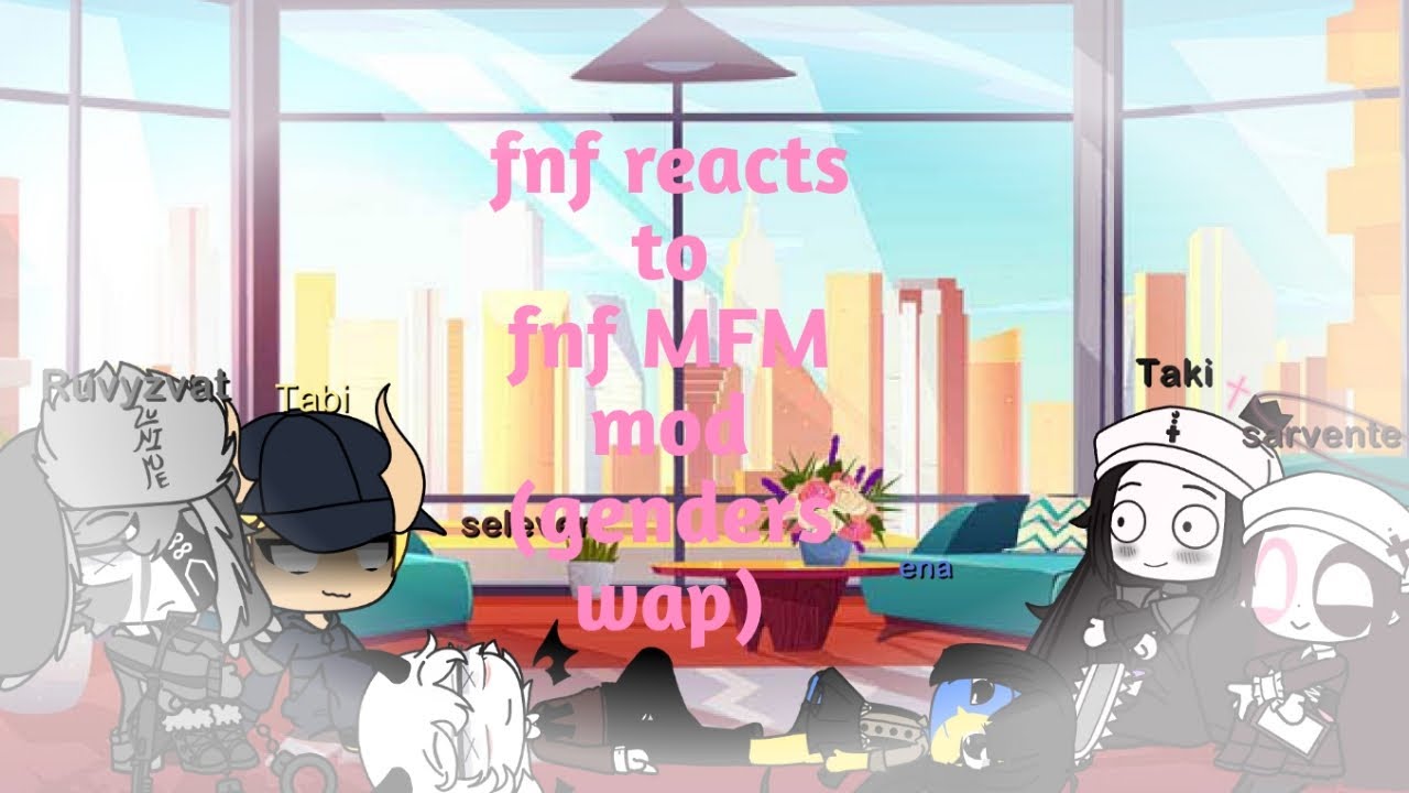 fnf reacts to fnf Mid-fight-masses mod gender swap version. - YouTube