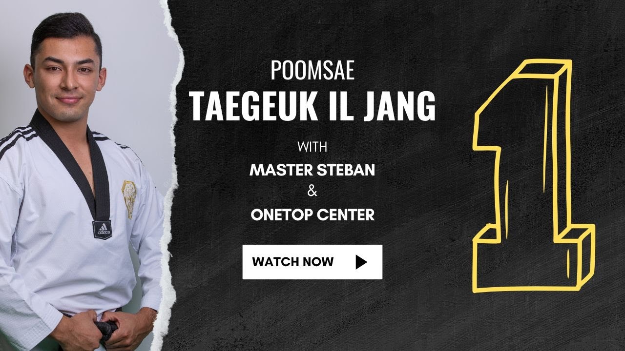 Taegeuk il Jang | Poomsae | Front & Back View - YouTube