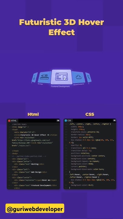 Hover Effect Coding Css Code Javascript Python Php Shorts Viralvideo Webdesign