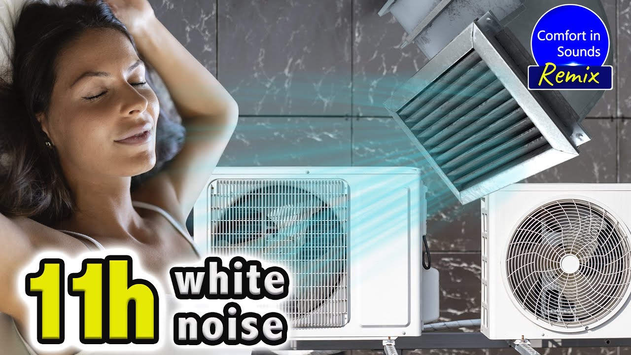 White Noise, Fall Asleep Instantly, Triple Air Conditioner Sounds for ...