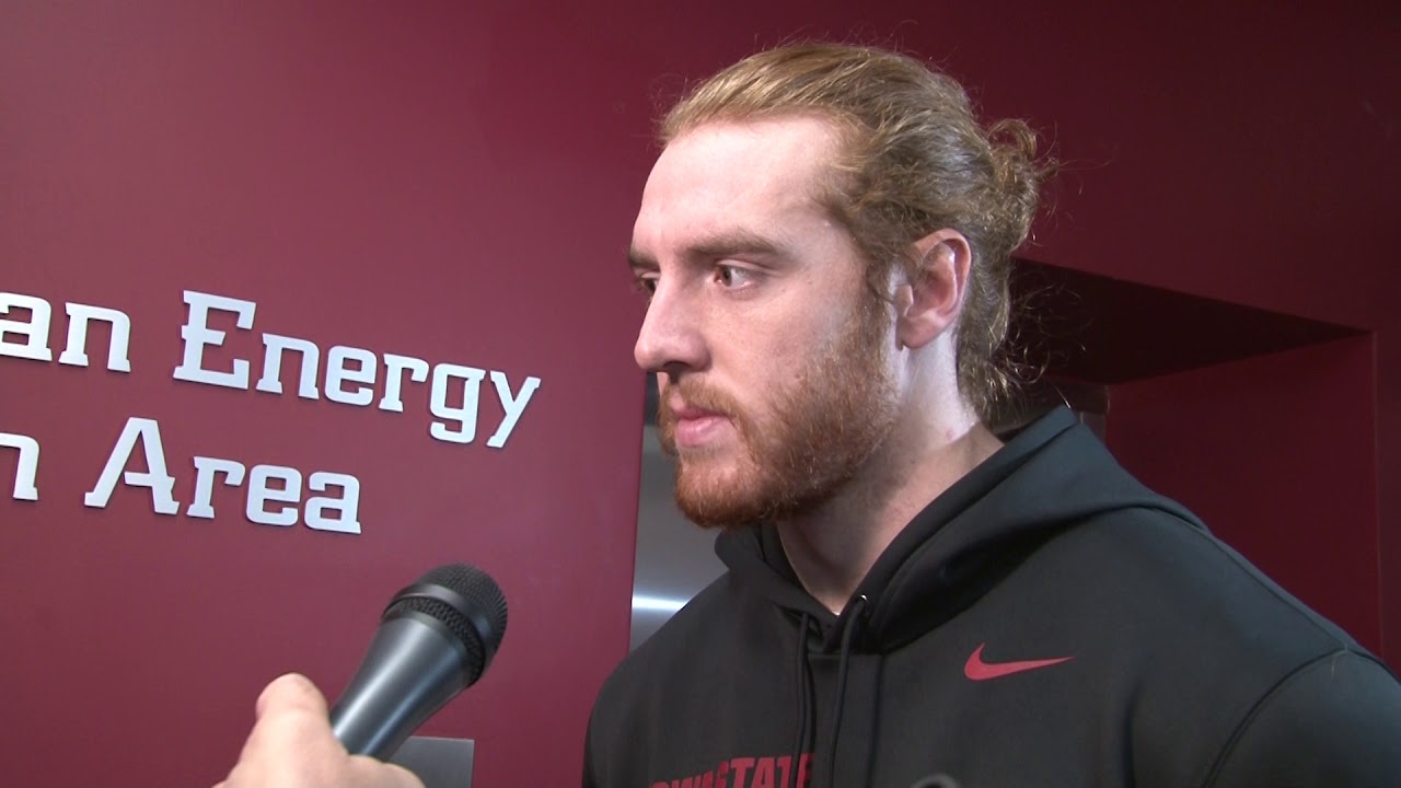 CFTV: Chase Allen talks tight end growth, close games - YouTube