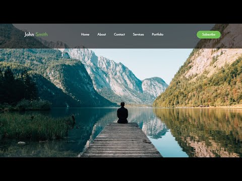 How to Create Amazing Navbar Using(html/ css) - YouTube