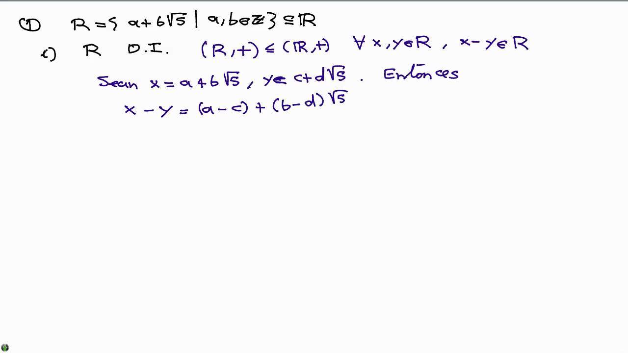 Un ejemplo de un dominio de integridad, parte 1 - YouTube