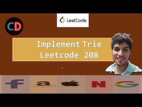 Implement Trie | Leetcode 208 | Live coding session 🔥🔥🔥 - YouTube