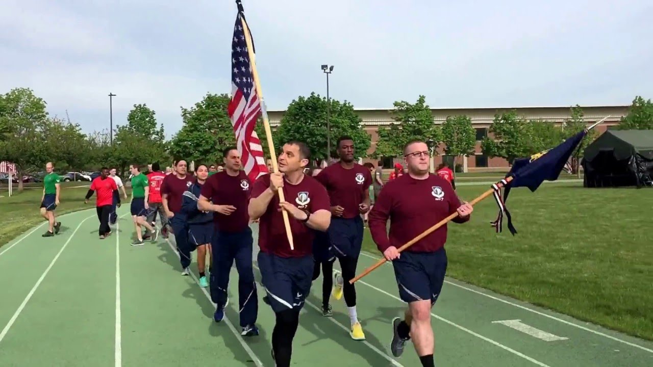 66th Security Forces Squadron End of Watch Run. - YouTube