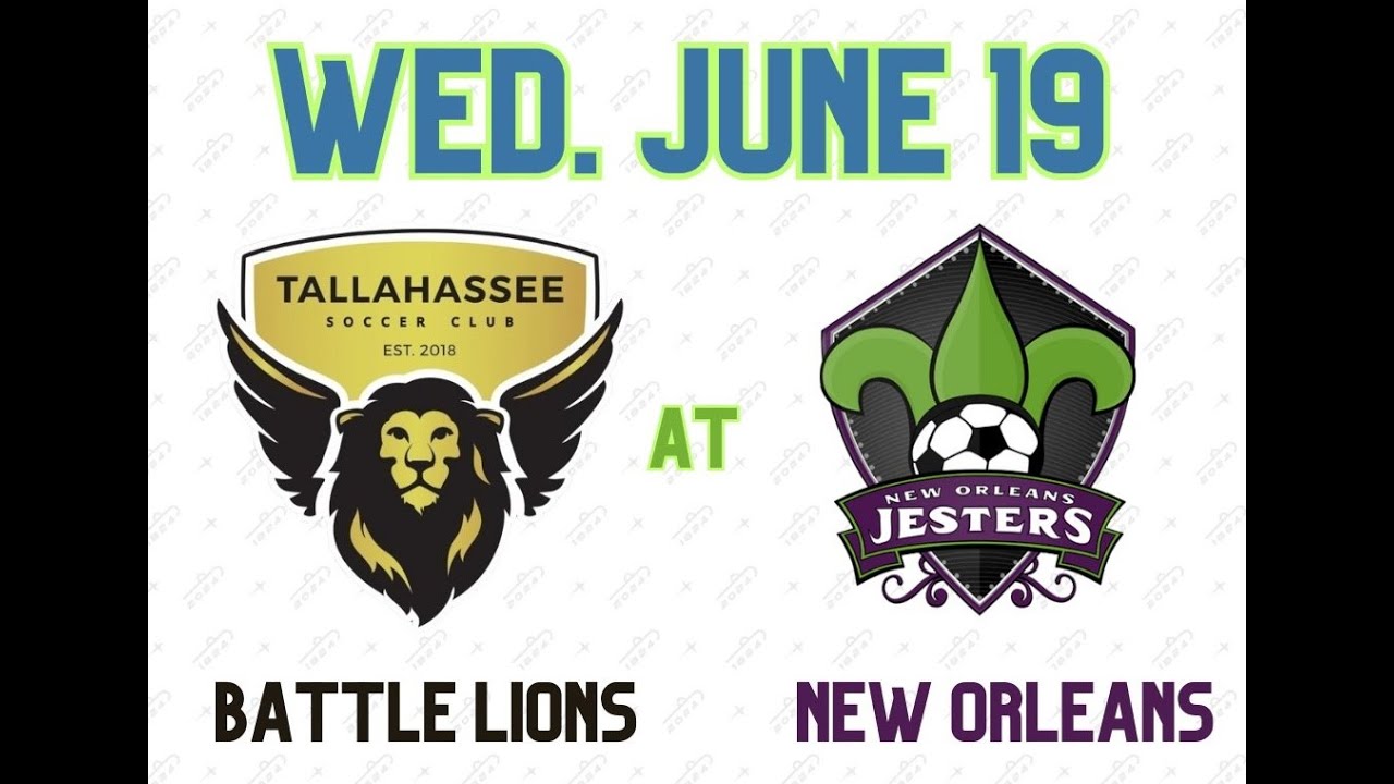 New Orleans Jesters v. Tallahassee SC, June 19, 2024 - YouTube